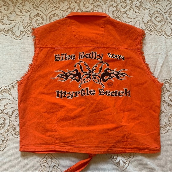 Biker Design | Tops | Vintage Y2k Bike Week Butterfly Trap Stamp Logo ...